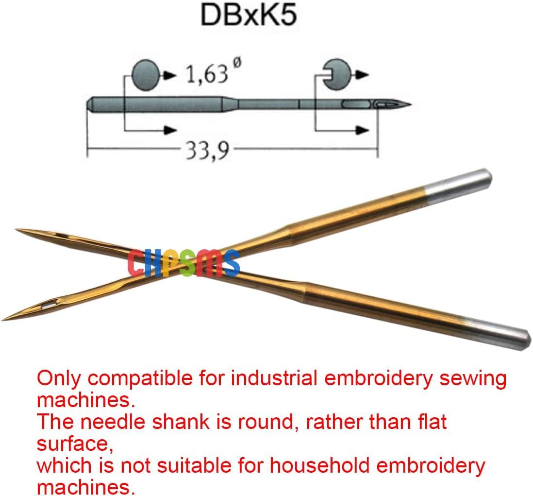 GROZ-BECKERT DBXK5 SAN1 Titanium Coated Embroidery Needles - Size 75/11 (100PCS) in Clear ...