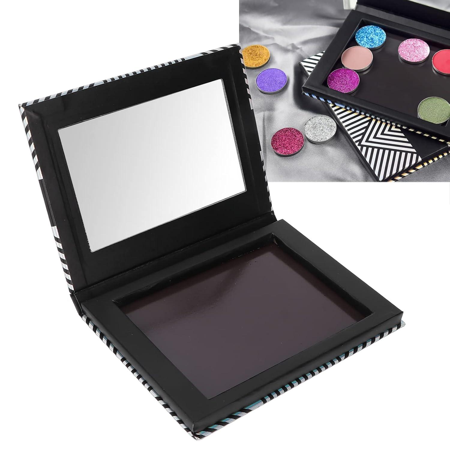 Buy Empty Makeup Palette - Black & White Striped Magnetic Palette with ...
