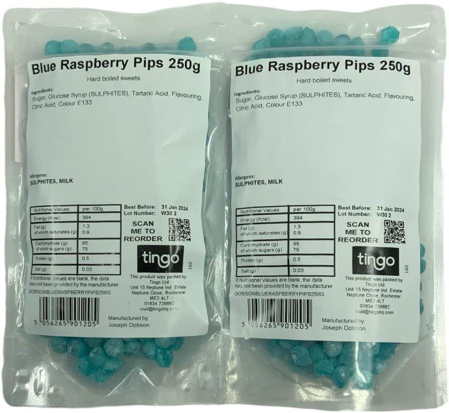 Joseph Dobson: Blue Raspberry Pips - 500g | Buy Now with Express ...