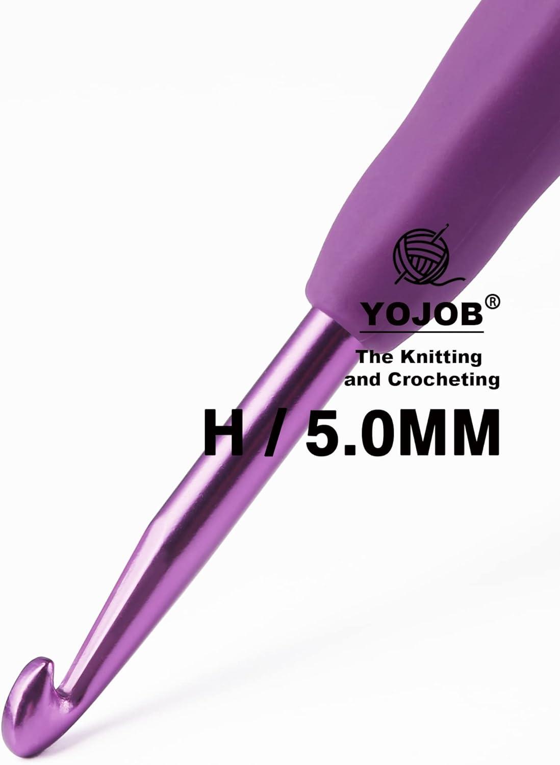 2 Pack Super Smooth Crochet Hooks Set - Size H/5mm and I/5.5mm ...