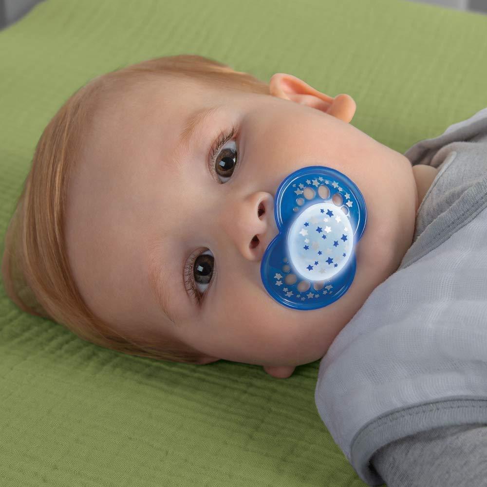 MAM Day & Night Skin Soft Silicone Pacifier Set (6-16 Months) - 4 ...