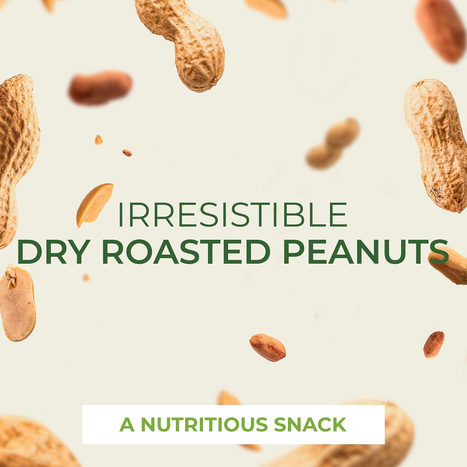 Beyond Nature Dry Roasted Peanuts - Vacuum Sealed, Non GMO, Low Carb ...
