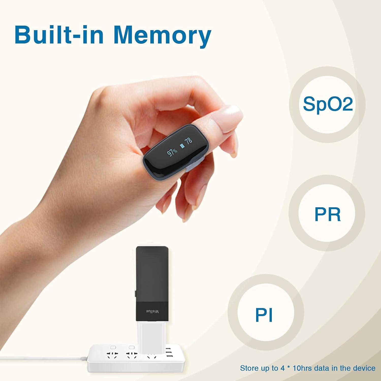 Viatom Finger Oxygen Meter with WLAN & Bluetooth - Continuous ...