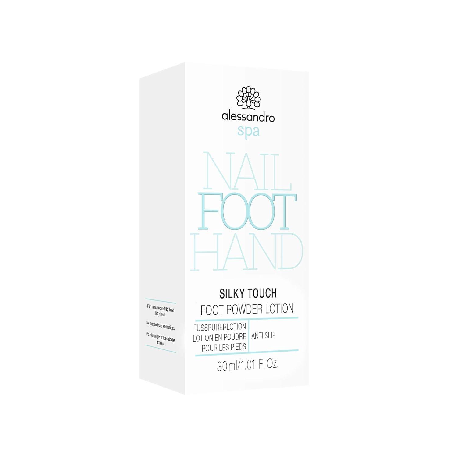 Alessandro SPA Silky Touch Foot Powder Lotion 30ml - Soothing Foot Care ...