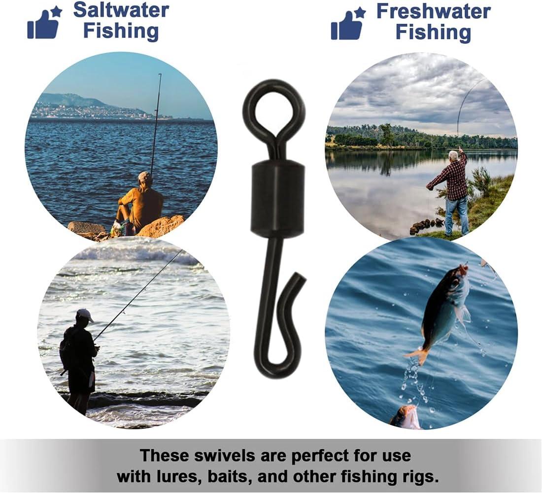 Xiksjw 25-Piece Fishing Clips Set | Quick Change Q-Shaped Vertebrae for ...