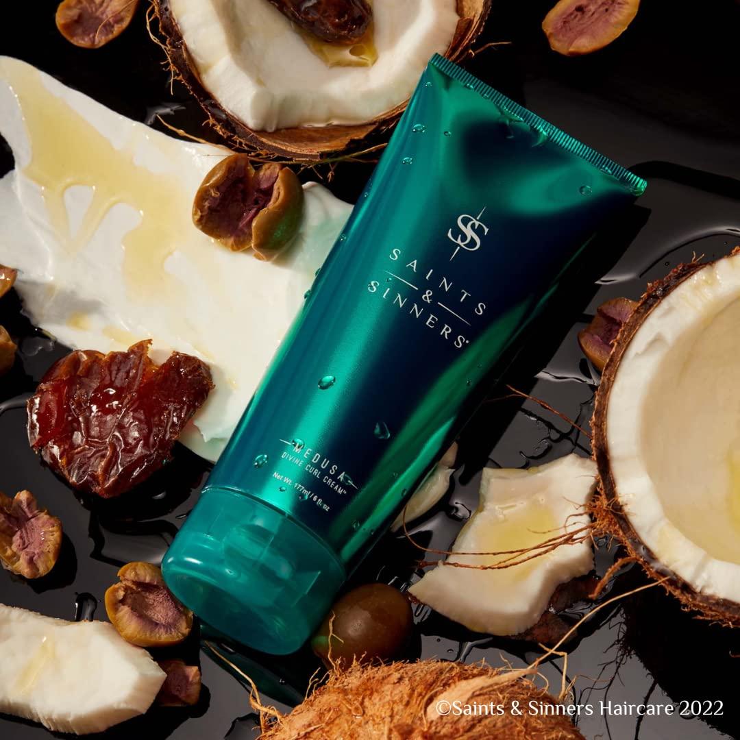 Medusa Divine Curl Cream for Curly, Wavy, Kinky-Coily, and Natural Hair ...