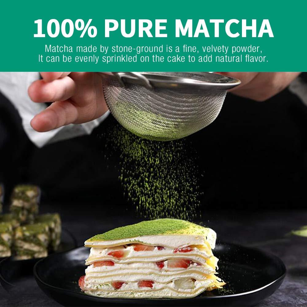 TIAN HU SHAN Matcha Green Tea Powder 16oz - Premium Starter Culinary ...