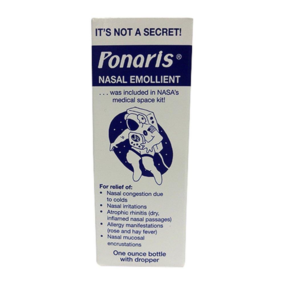Ponaris Nasal Emollient 1 oz - Pack of 3 | Natural Relief for Nasal ...