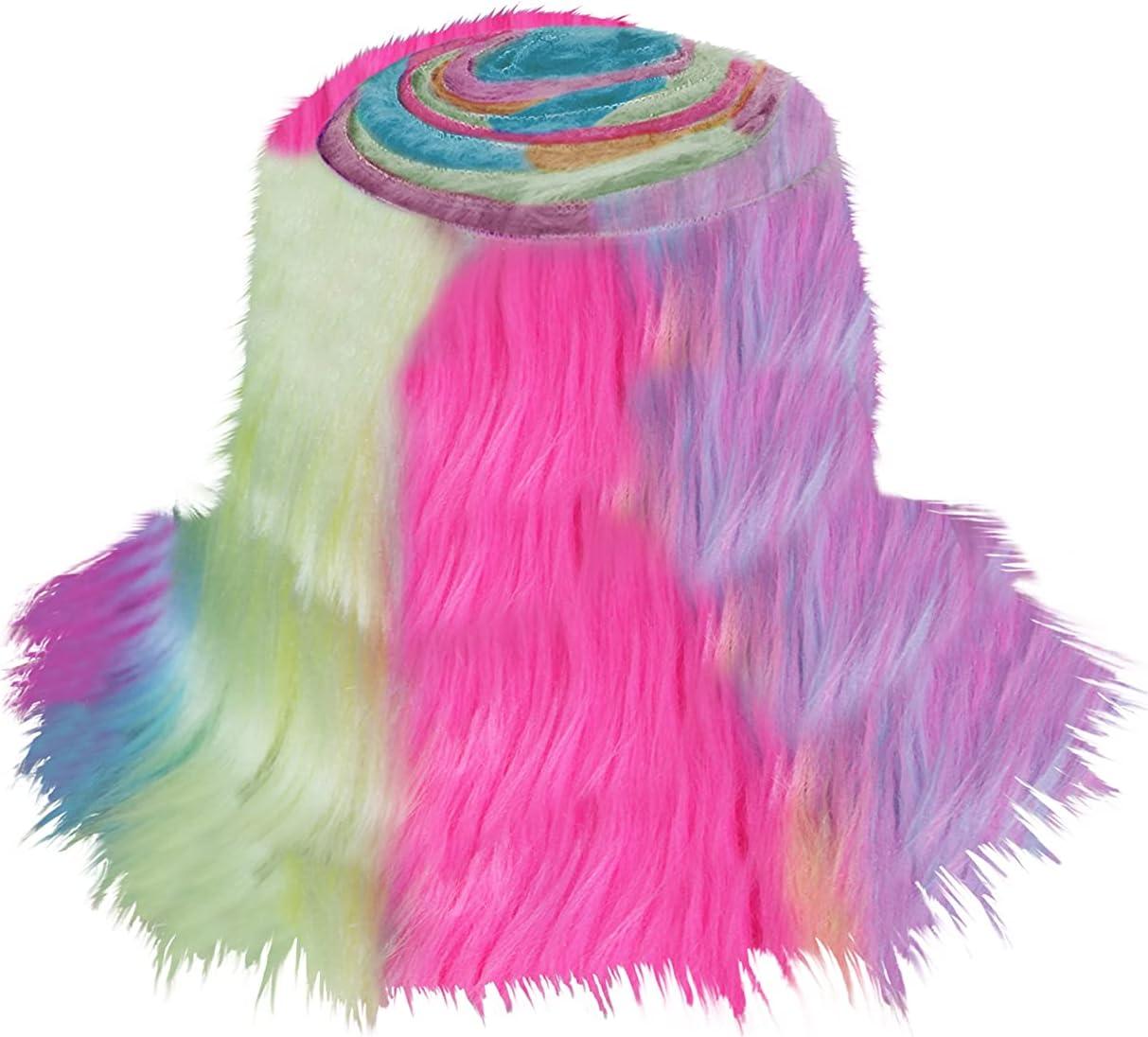 FabricLA Shaggy Faux Fur Roll - 4 X 60 Inches Trim Fur Rolls - Pastel ...