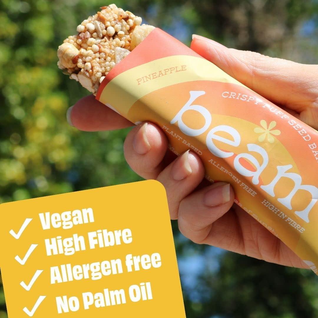 Beam Pineapple Crispy Seed Bar | Nut-Free, Gluten-Free, Dairy-Free ...