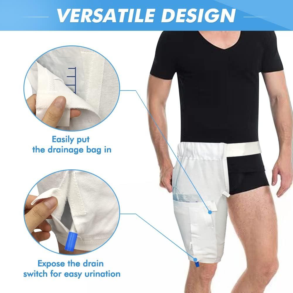 Catheter Leg Bag Holder - Foley Catheter Stabilization Device ...