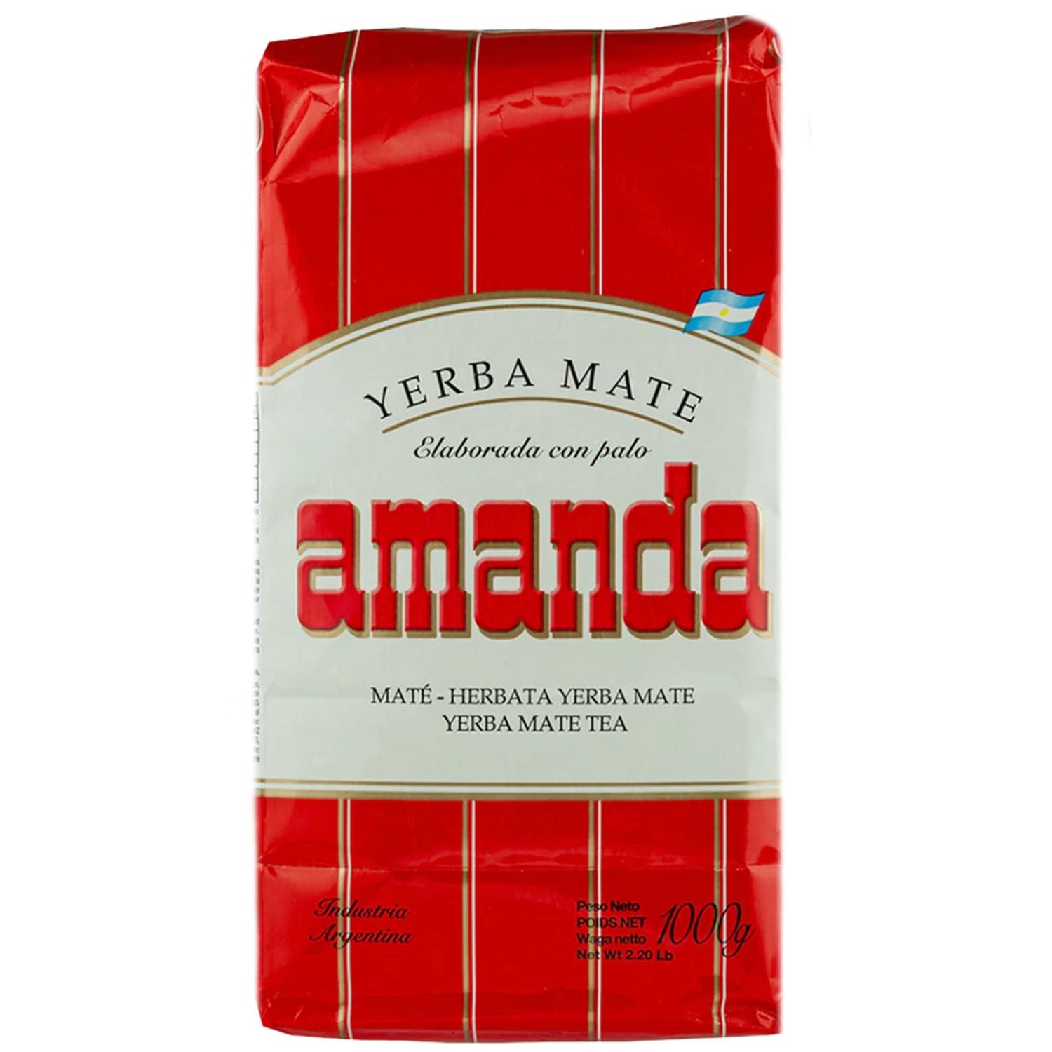 Amanda Yerba Mate Tea Traditional 1 kg | Yerba Mate Argentina |Detox ...