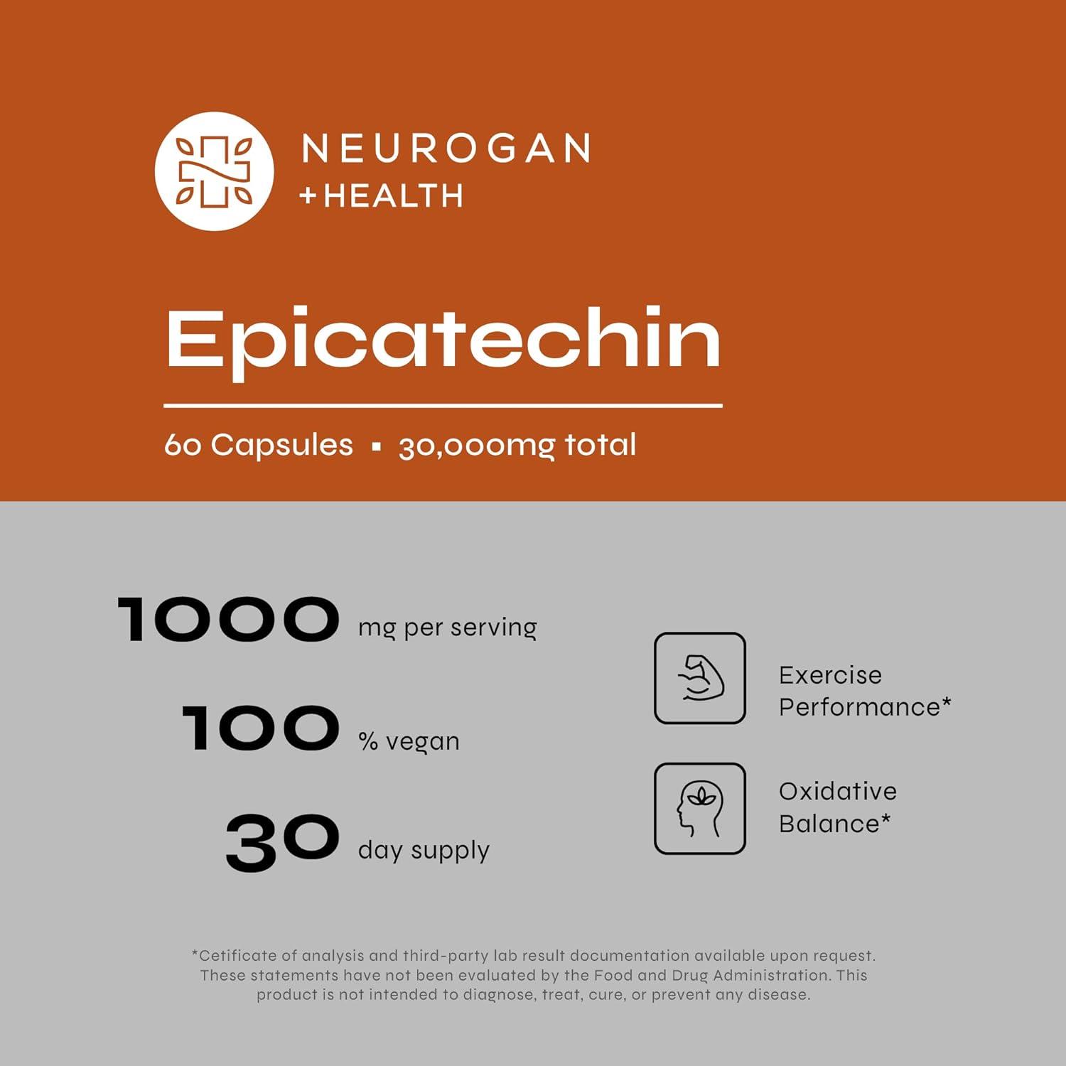 Potent Epicatechin Capsules 500mg - Boost Nitric Oxide Muscle ...