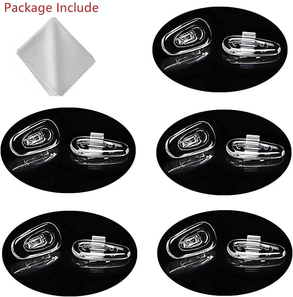 BEHLINE Soft Silicone Push-in Glasses Nose Pads - 5 Pairs | Anti-Slip ...