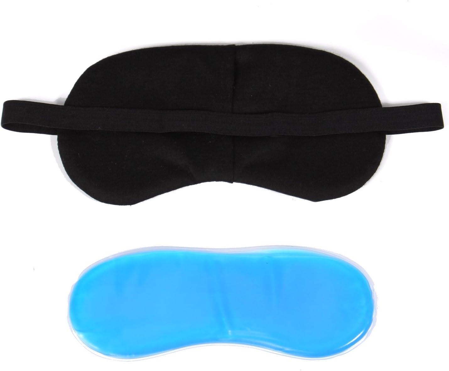Hot Cold Sleep Gel Mask for Headache and Eye Relief - Removable Cooling ...