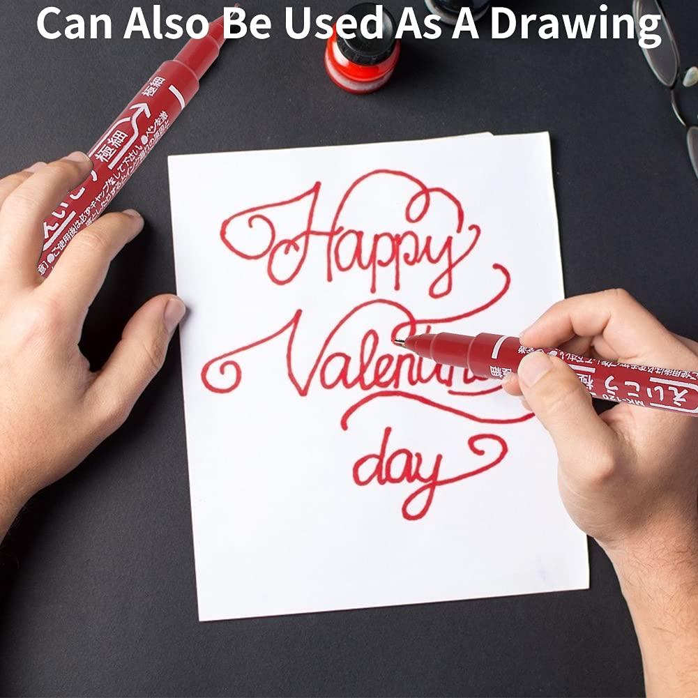 Tattoo Skin Marker Set - Double End Piercing Positioning Pen for Body ...