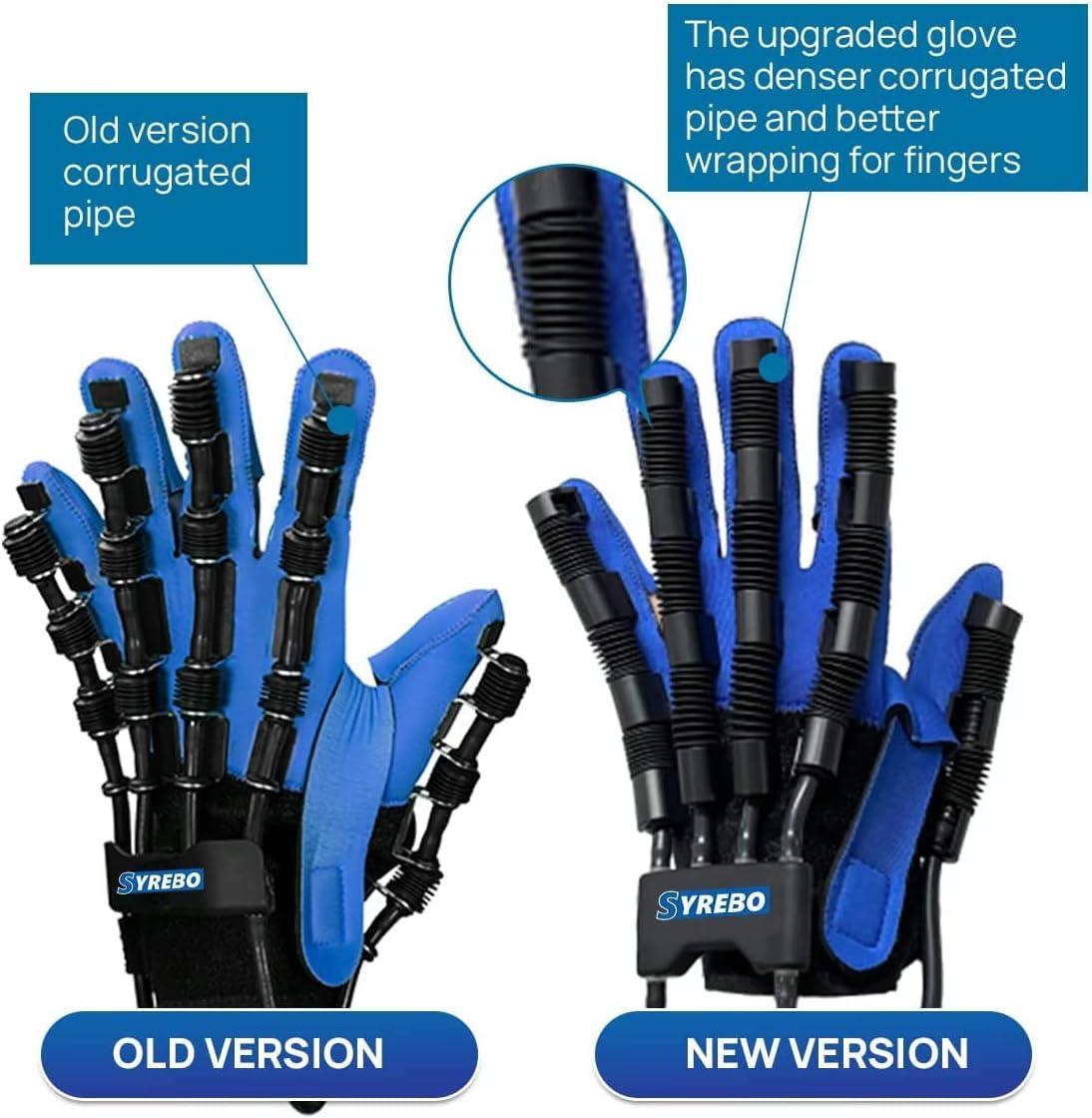 syrebo Hand Rehabilitation Robot Gloves E10 Model Self Training Finger ...