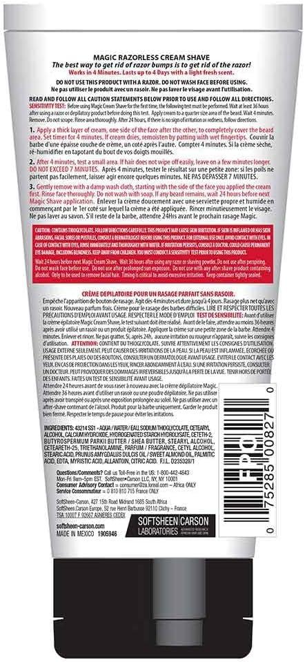 Magic Shave 170g Extra Strength Razorless Shaving Cream - Smooth ...