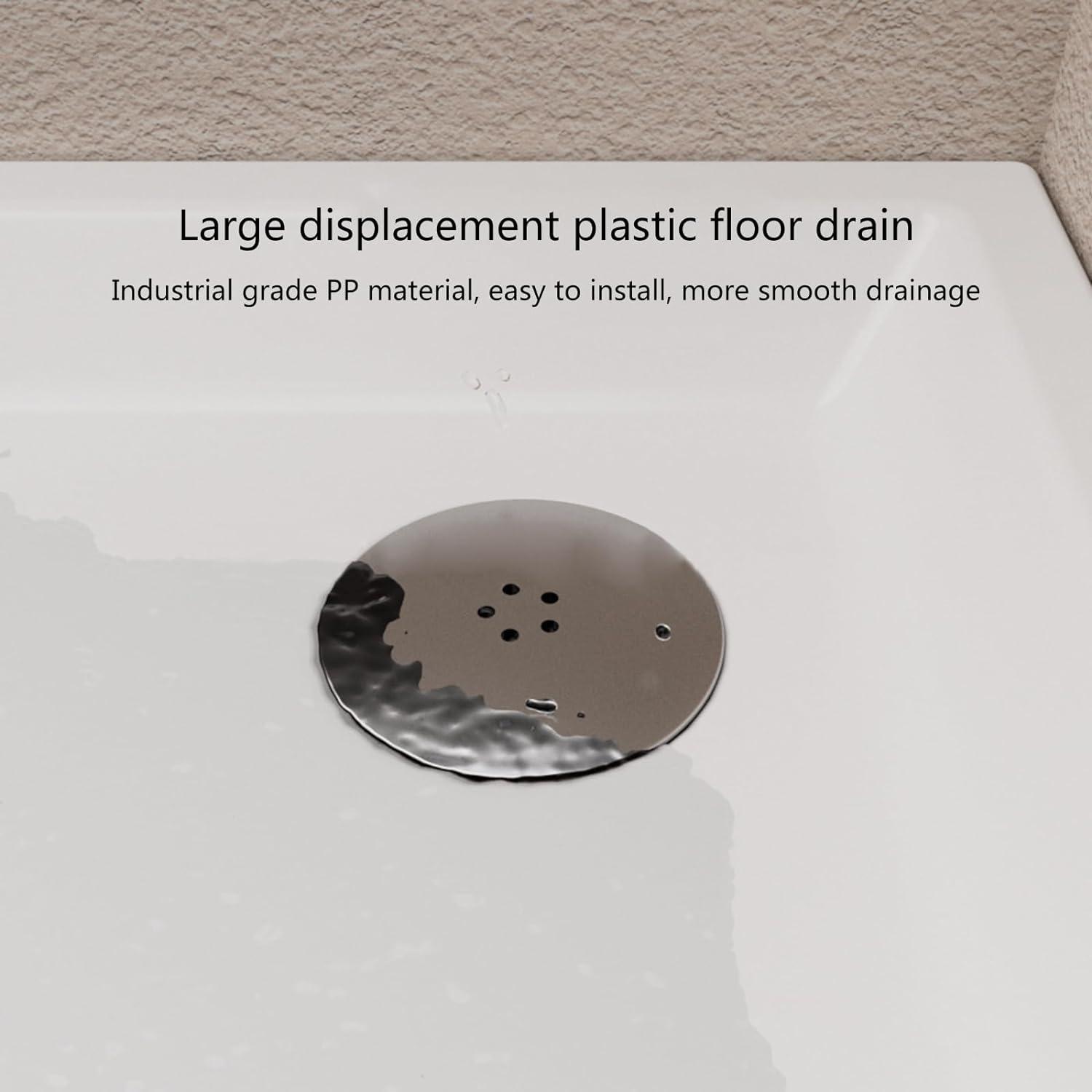 Bathroom Floor Drain Cover Deodorant Shower Trap Cover Universal Shower Plughole Cover Removable ...