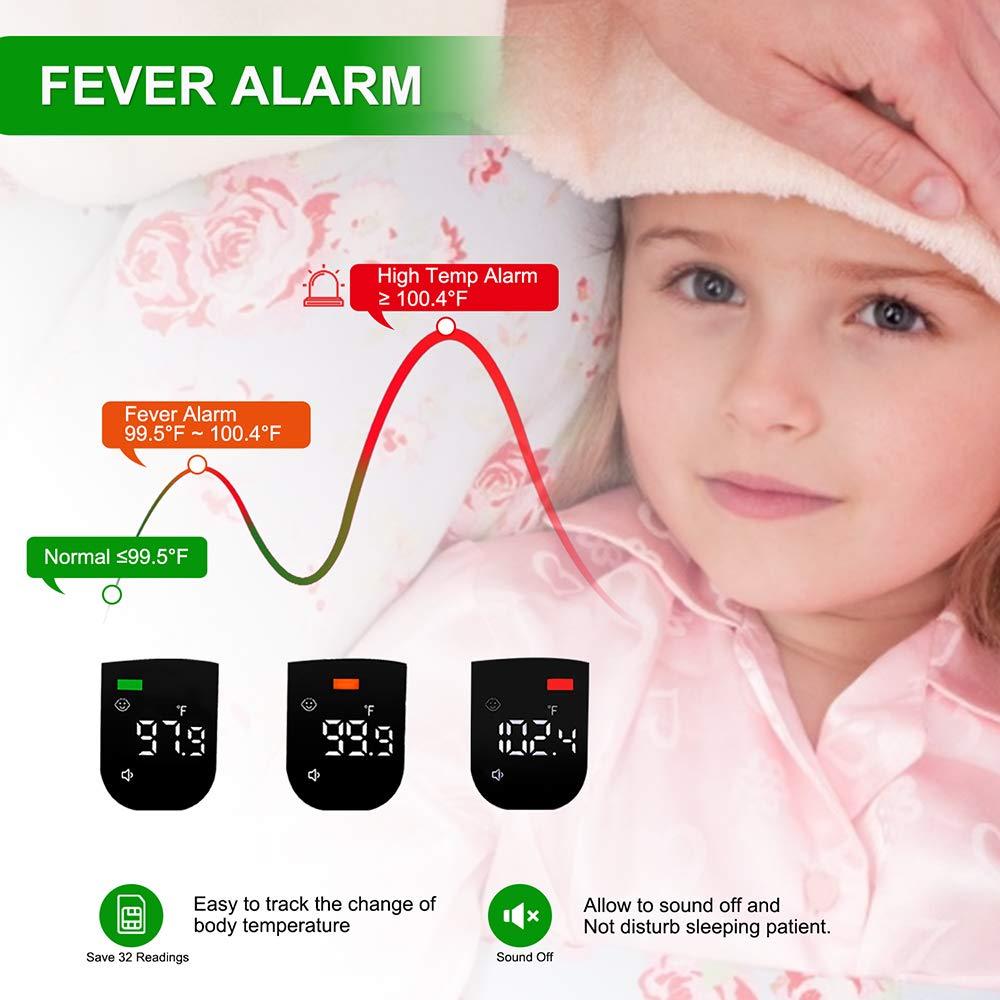 Digital Infrared Thermometer for Adults and Kids - Touchless Basal ...
