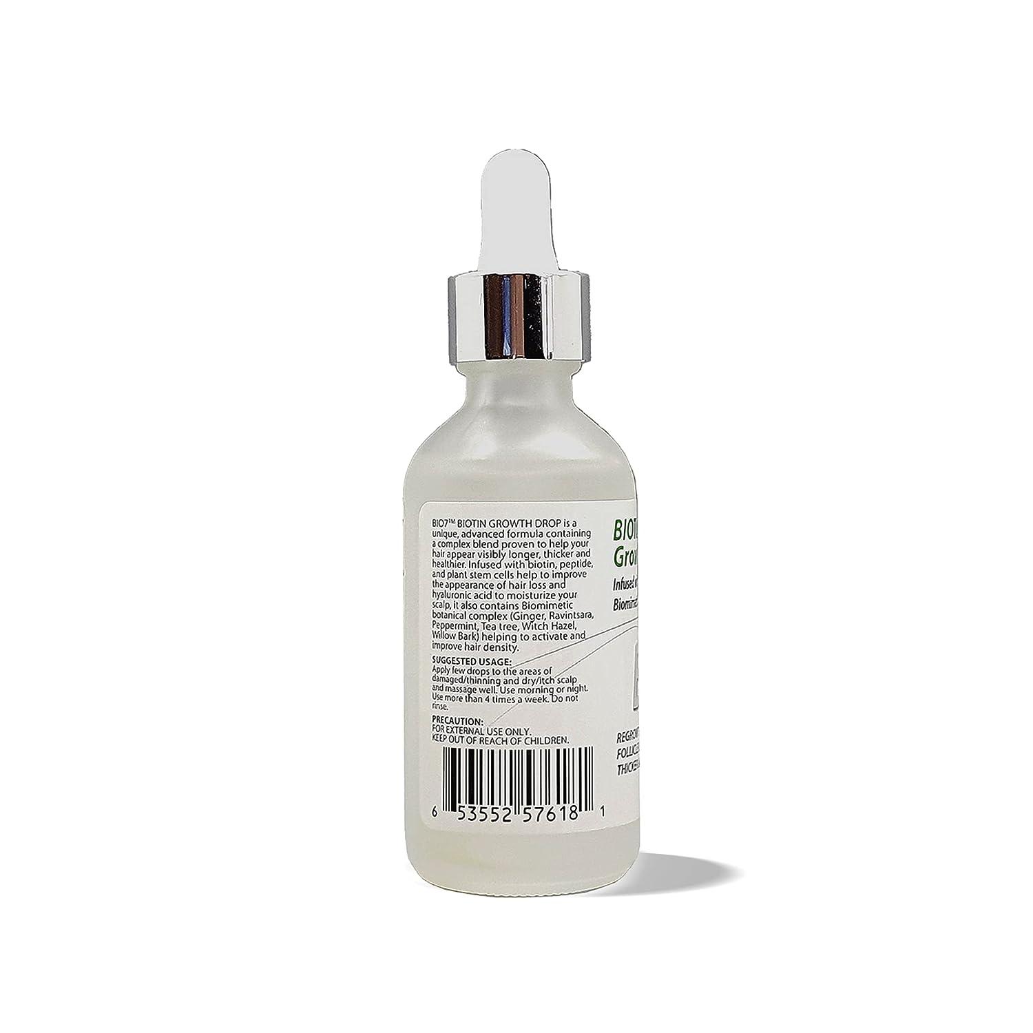 BIO7 Biotin Growth Drop with Biomimetic Signal Peptide - 2 Fl Oz ...