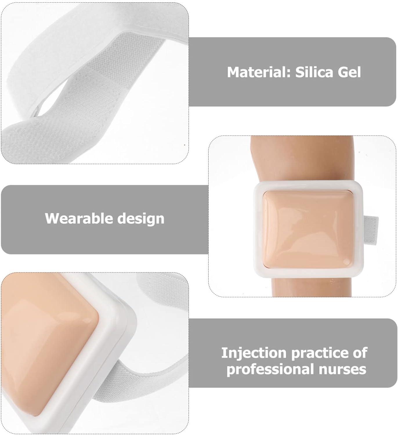 Blood Draw & Injection Practice Kit - Training Pad for Intramuscular ...