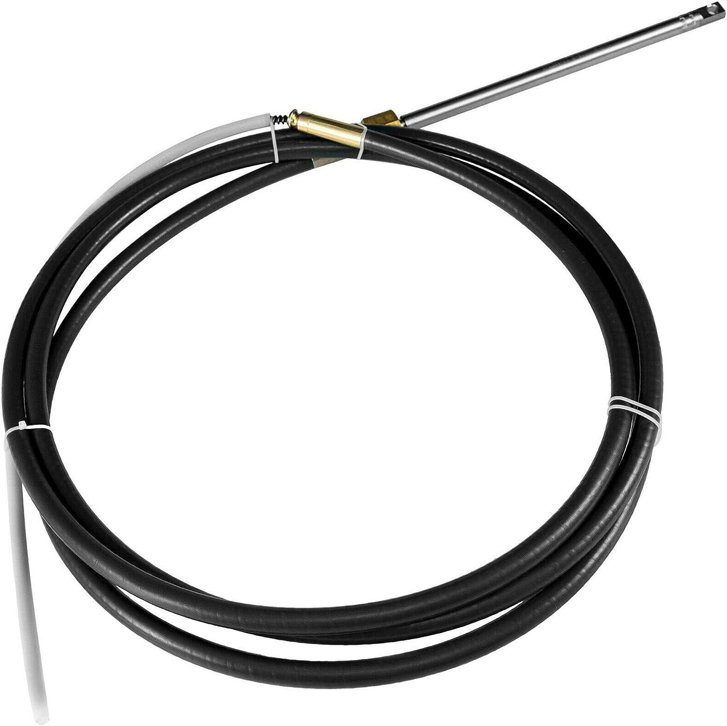 Yeaborn Boat Steering Cable 17' - Outboard Rotary Steering Cable for ...