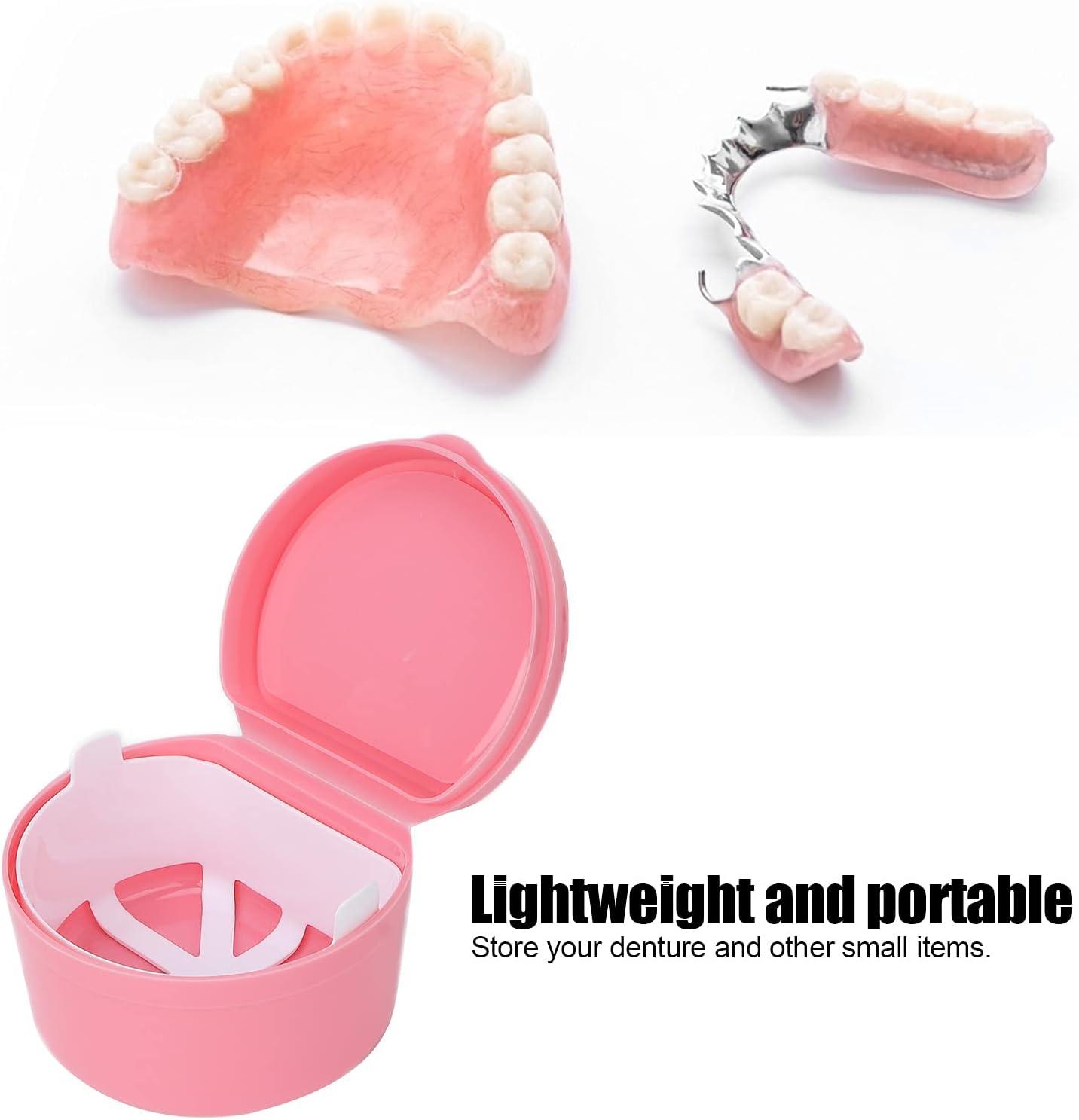 Buy Pink Dental Retainer Box | Sanitary Mouth Guard Container & Jewelry ...