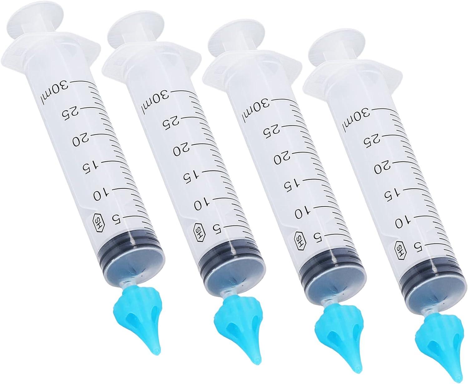 Ear Wax Syringe Flared Head for Ear Wax Removal - 20ml & 30ml Ear Wax ...