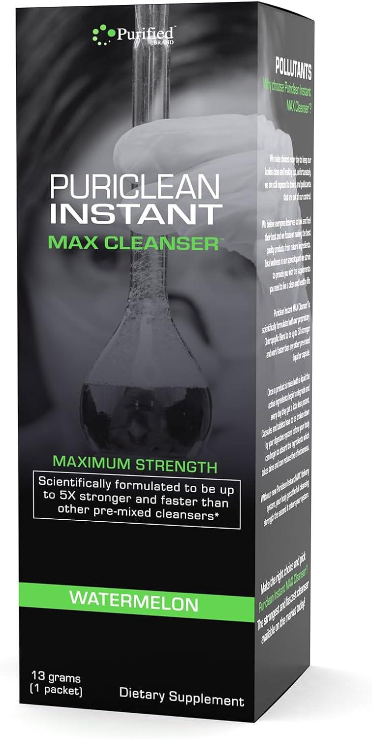 Puriclean Same-Day Max Detox Drink - 64oz (2 Pack) Watermelon Flavor ...