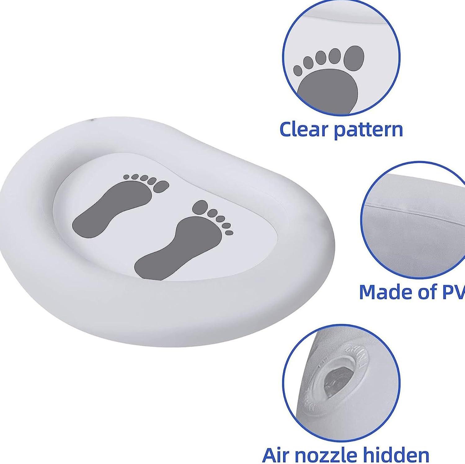 Raxove Inflatable Beach Foot Bath Portable Inflatable Feet Bath Basin ...