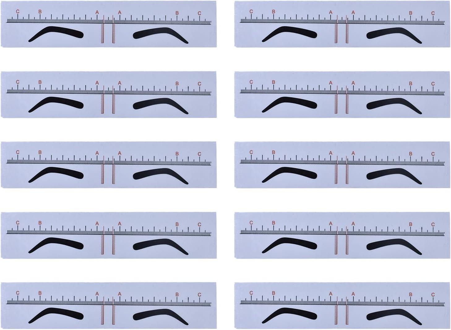 Professional Eyebrow Measurement Position Ruler Guide Device Achieve ...
