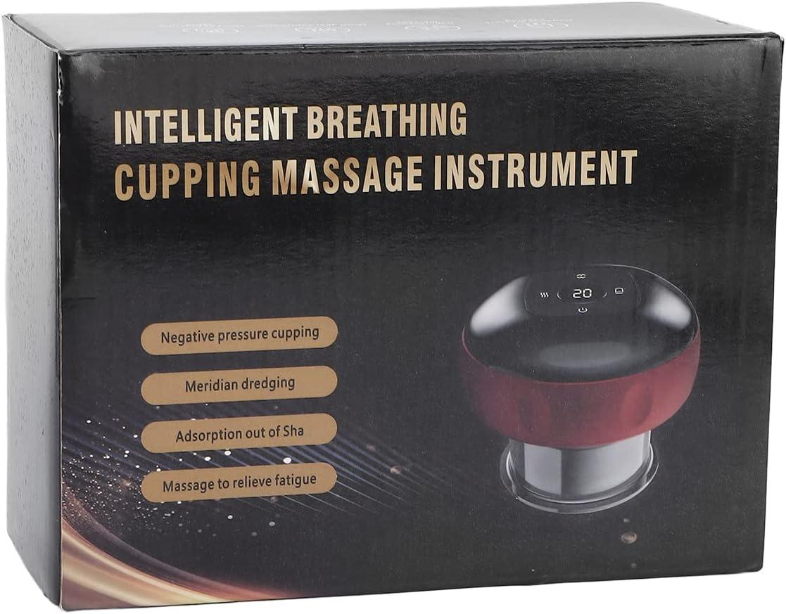 Buy 3 in 1 Electric Cupping Therapy Set with Guasha Red Light & 6 Temp ...