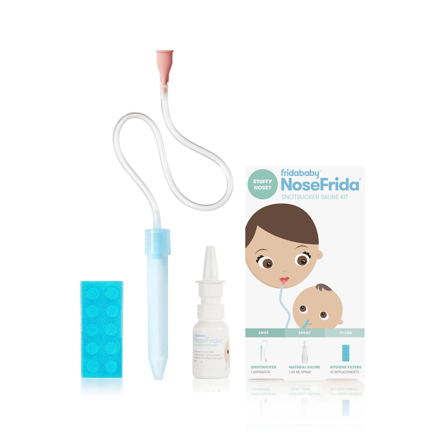 Frida Baby Nasal Aspirator Kit with 10 Filters and Saline Spray | Buy ...