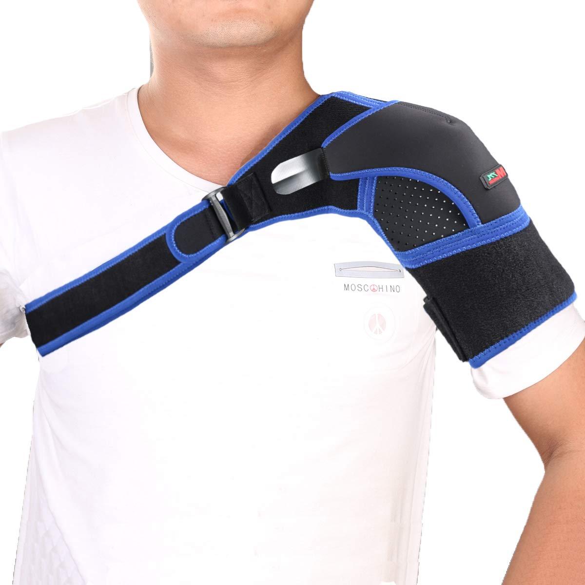 Adjustable Shoulder Support Brace - Neoprene Upper Arm Wrap for Rotator ...