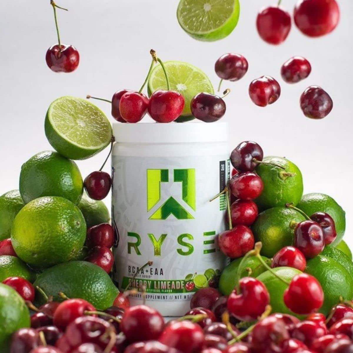 RYSE Core Series BCAA+EAA | Cherry Limeade Flavor | 5g BCAAs + 3g EAAs ...