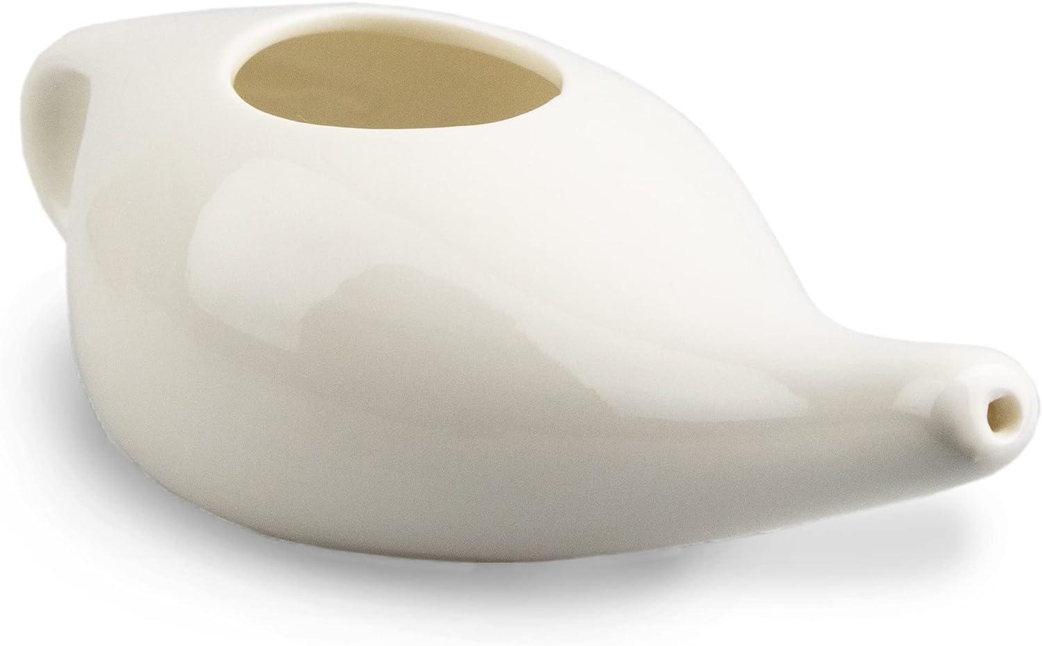Myga RY1186 Ceramic Nasal Neti Pot Neti-Pot Sinus Rinse Pot for Nasal ...