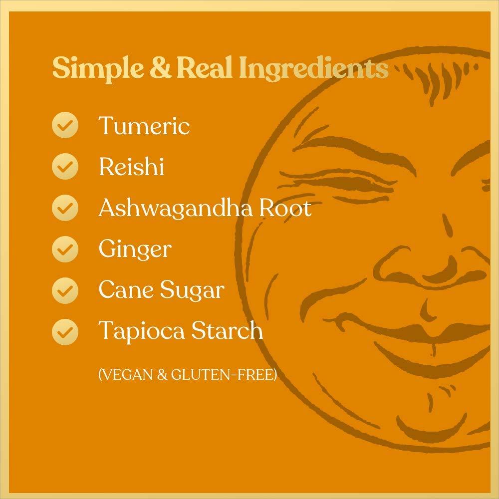 Tranquil Turmeric Adaptogen Ginger Chews Candy - 2 Pack with ...