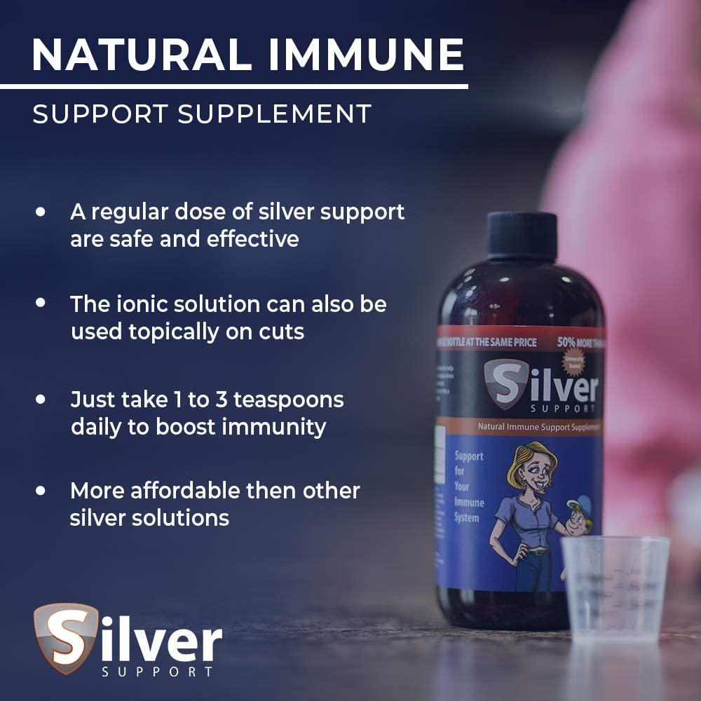 Nano Ionic Silver Immune Booster for Kids, Pets & Adults - Enhance ...