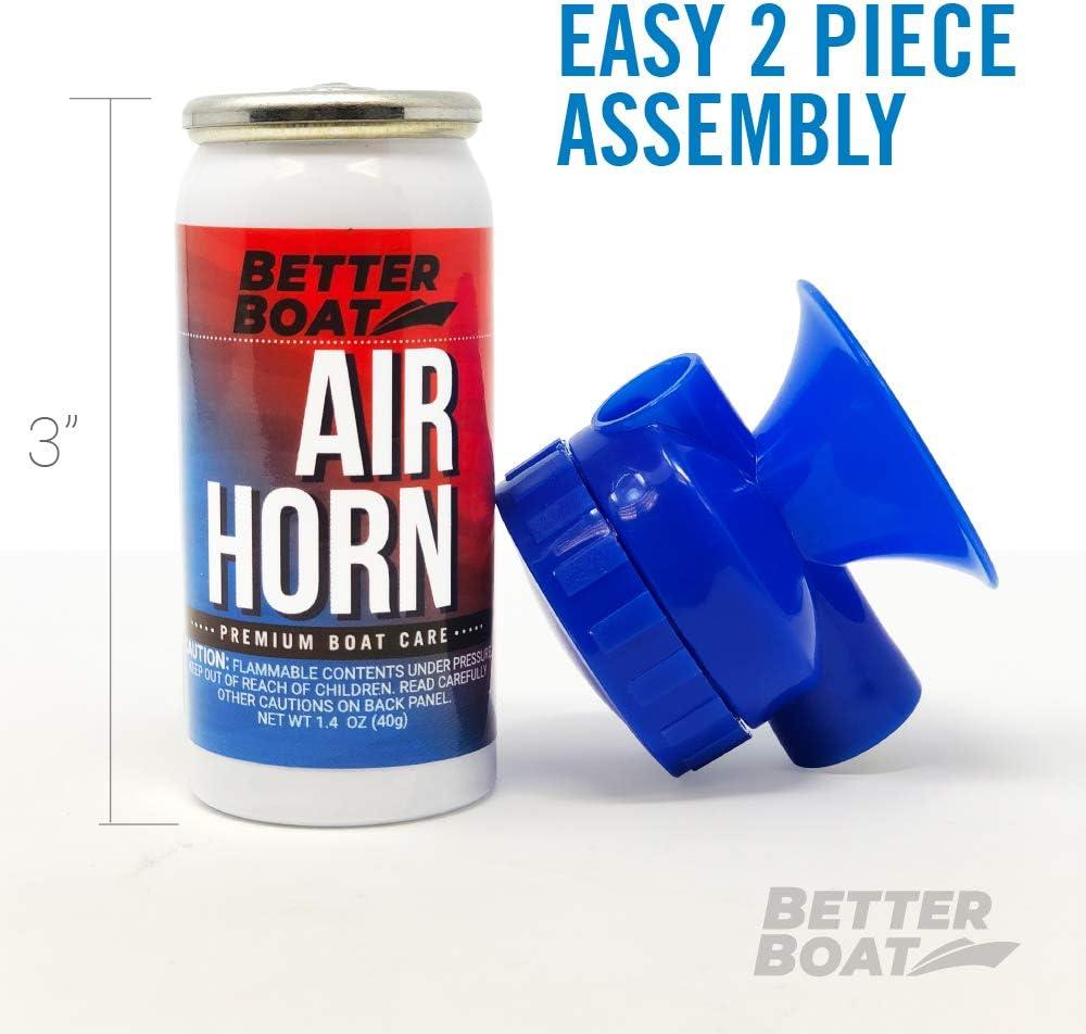 Marine Air Horn Can 1.4oz - Very Loud Boat Safety Accessory | Hand Held ...