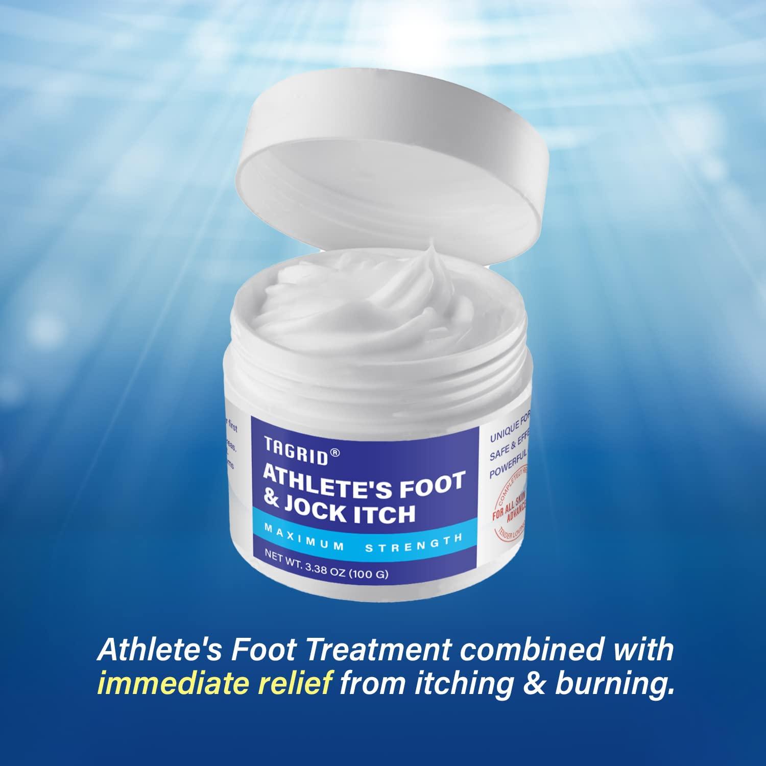 TAGRID Athlete's Foot Treatment Cream 100mL - Jock Itch & Athletes Foot ...