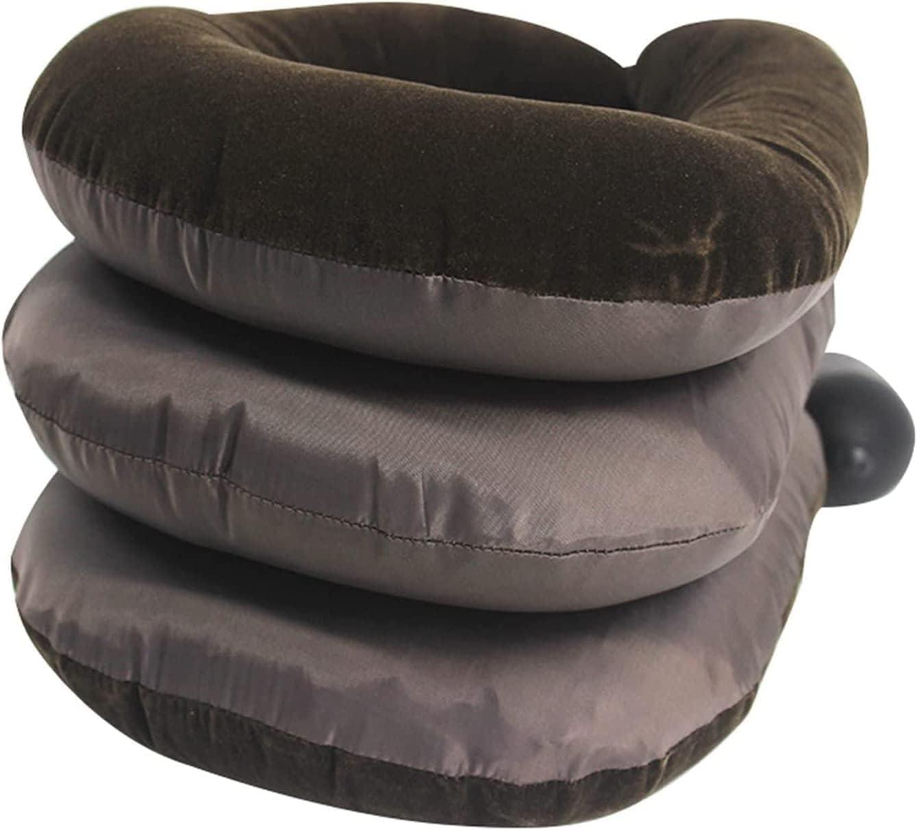 SSDDDLZEQ Samnuerly Cervical Neck Traction Device | Inflatable Neck ...