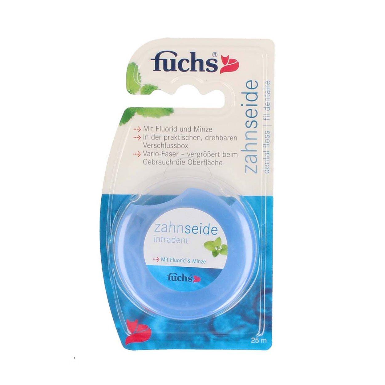 Fuchs Dental Floss Lightly Waxed - 25m Pack of 3 | International ...