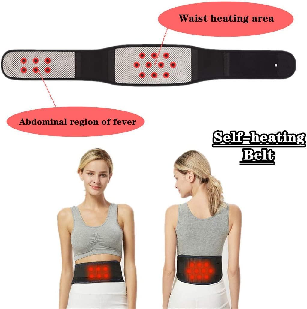 Thermal Magnetic Therapy Lumbar Support Belt Lower Back Brace for Men ...