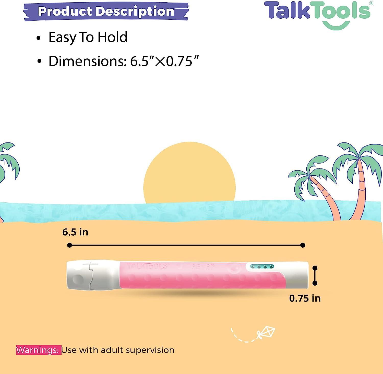 TalkTools Sensi (Pink) Oral Sensory Therapy Tool - Speech and Feeding ...