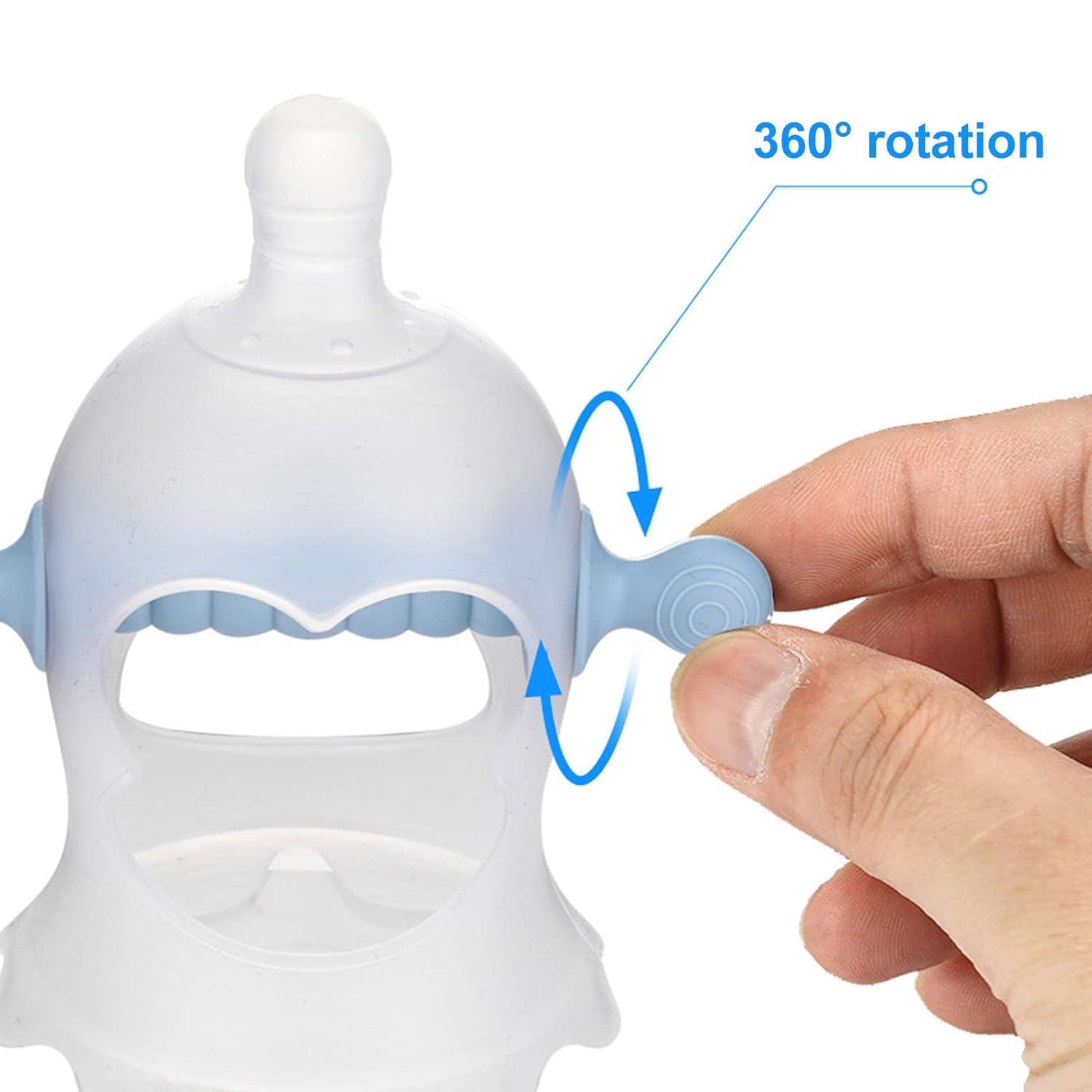 Silicone Baby Bite Ring - Anti-Autumn Joint Relief Suction-Friendly ...