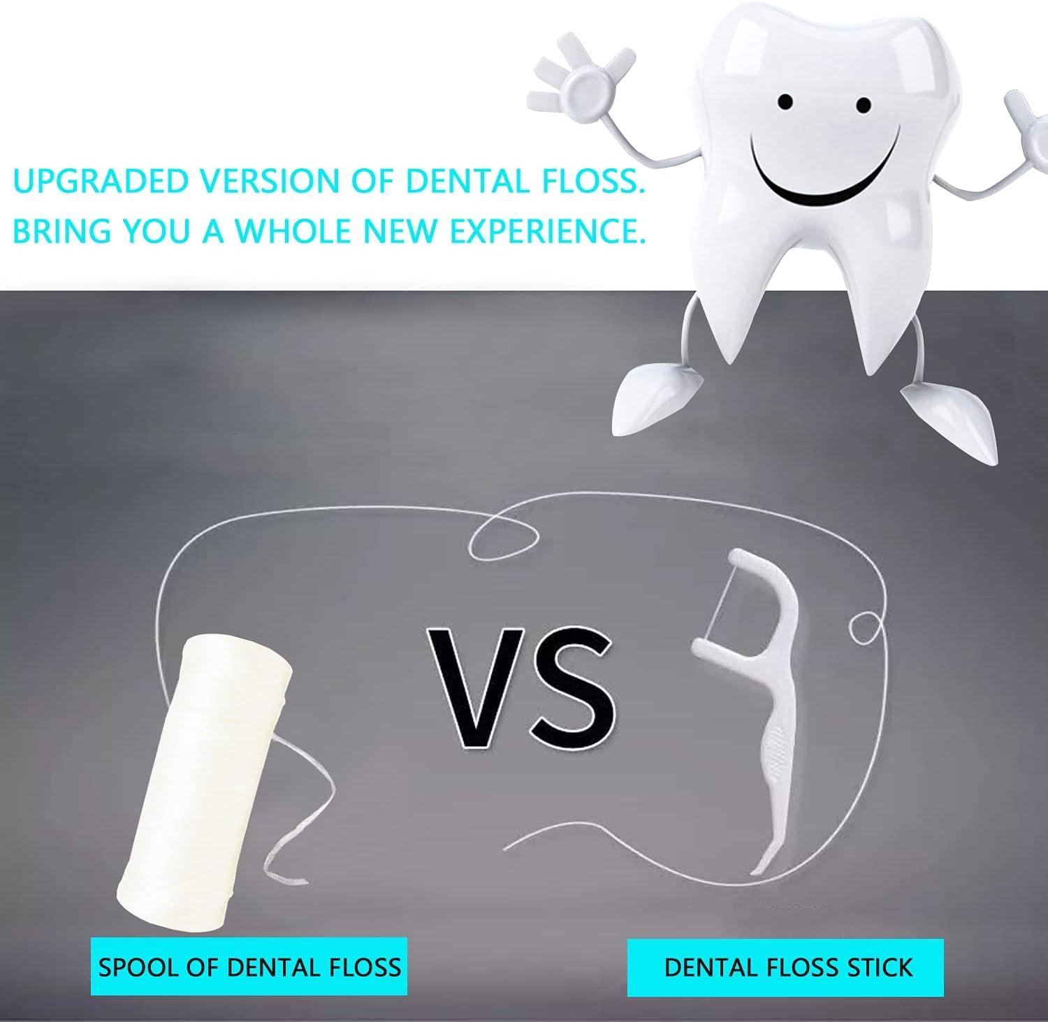 Dental Floss Spool & Interdental Brush - 50 Meter Dental Care ...