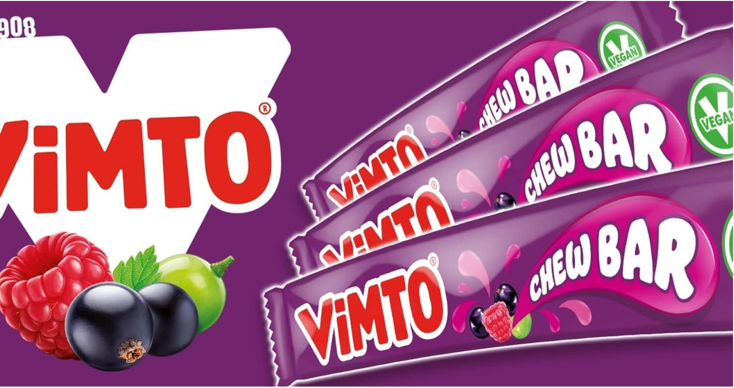 Vimto Chew Bar 18g - Made with real fruit juice - 30 Chew Bars | Buy ...