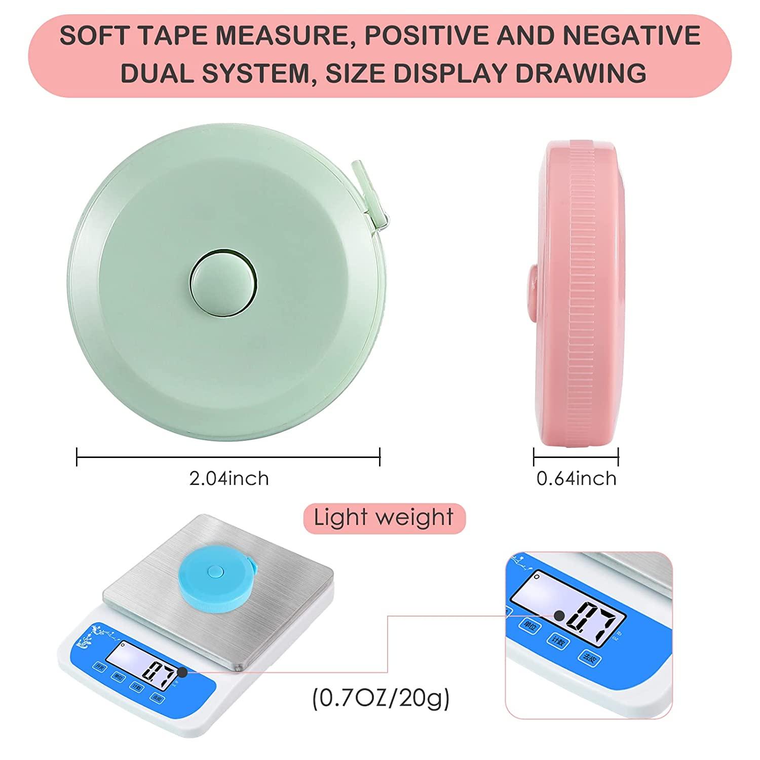 Soft Retractable Measuring Tape Double-Scale 60-Inch/150cm for Body ...