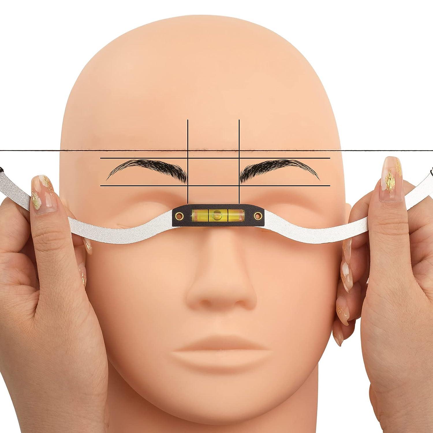 ATOMUS Eyebrow Tattoo Bow Mapper Set - Microblading Metal Brow Drawing ...